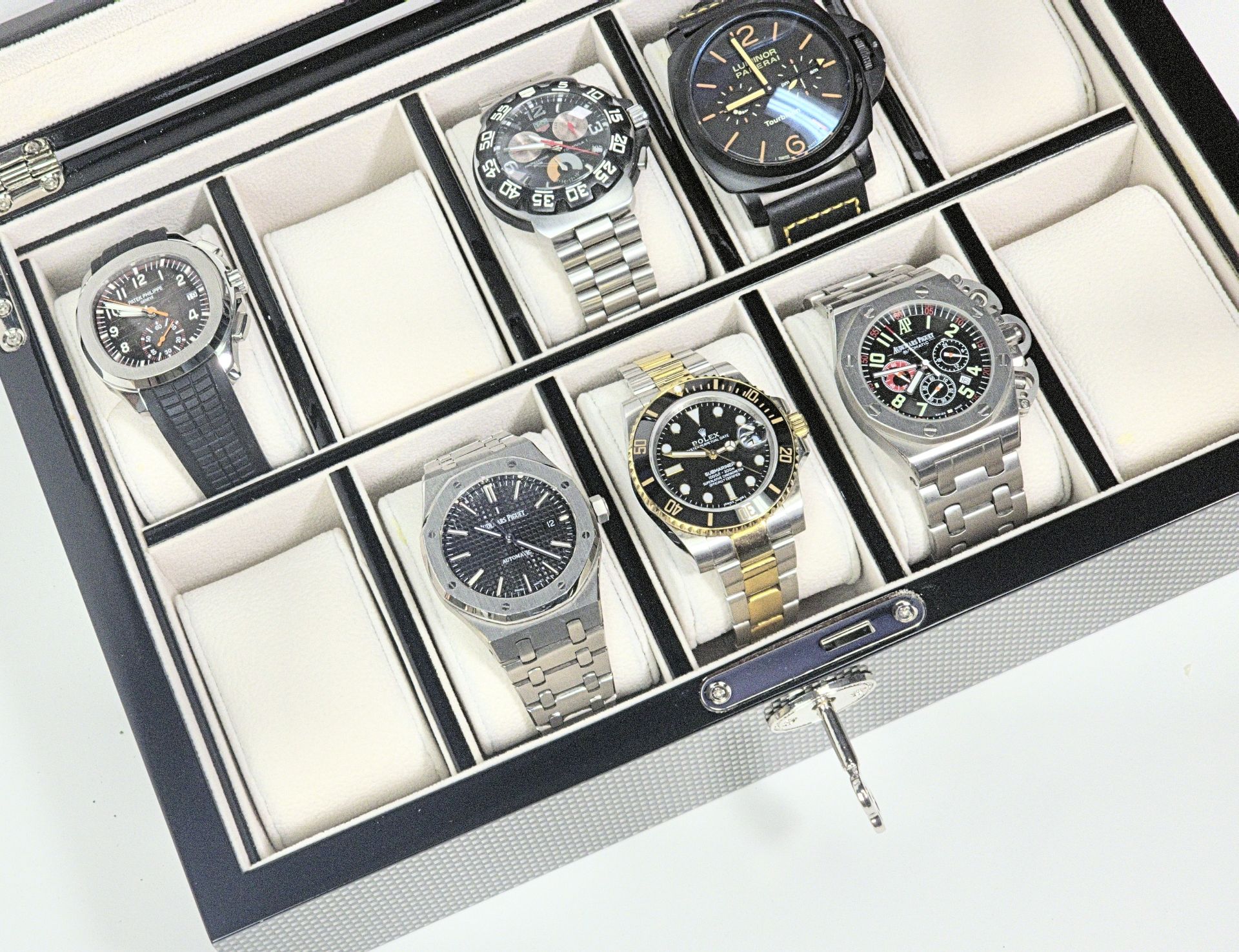 Watch Winders for Automatic Watches,Belocia 10 compartment wooden watch ...